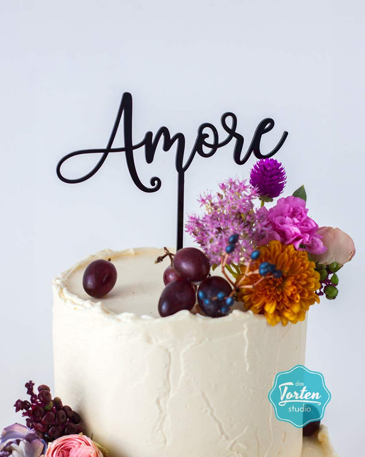 Cake Topper - personalisierte Tortenstecker aus Holz & Acryl